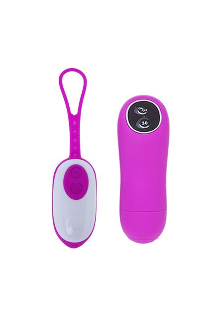 Vibrador Com Controle Remoto Sem Fio 30 Níveis De Vibrações 5407 Babadotop