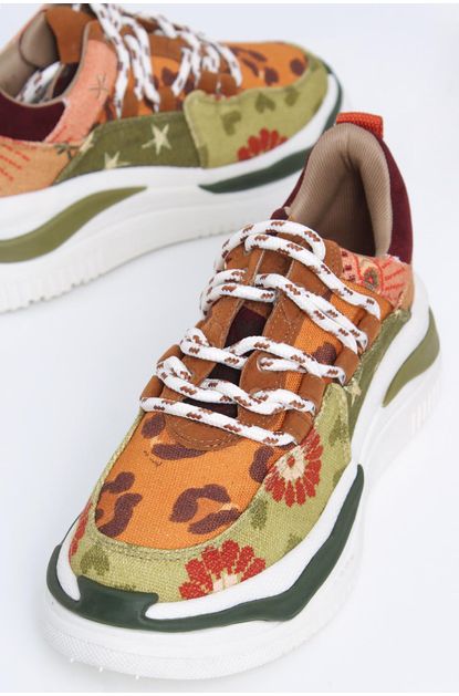 Tênis avenida tratorado florescer farm - Babadotop