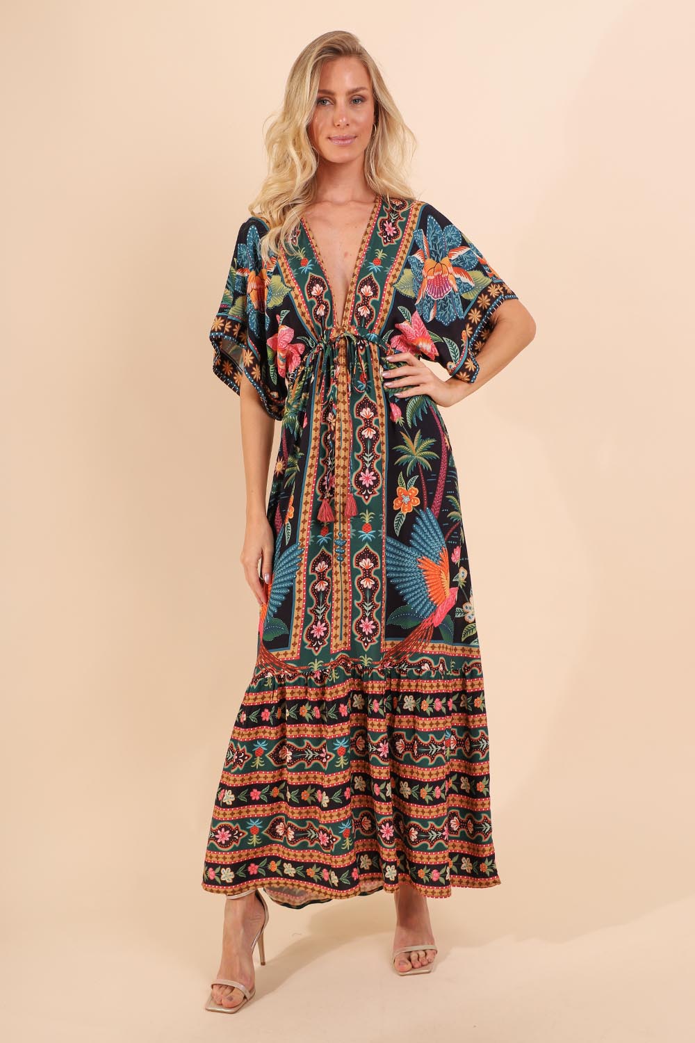 Vestido longo samba das araras farm - Babadotop