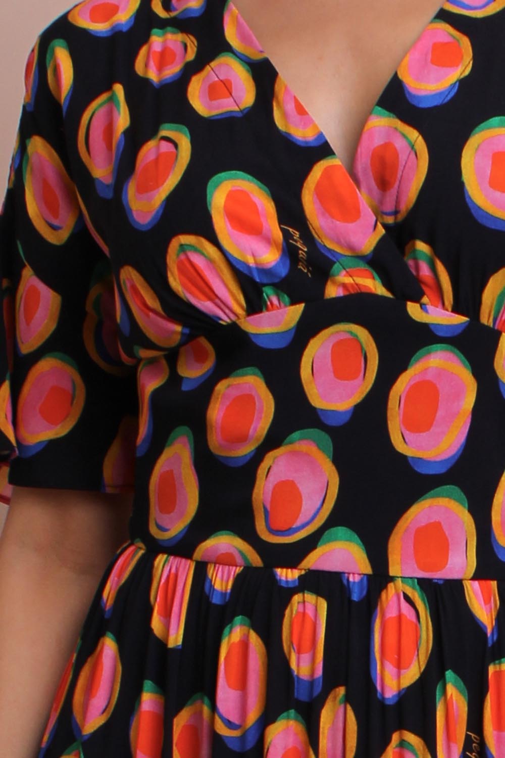 Vestido longo onça pop pequiá - Babadotop